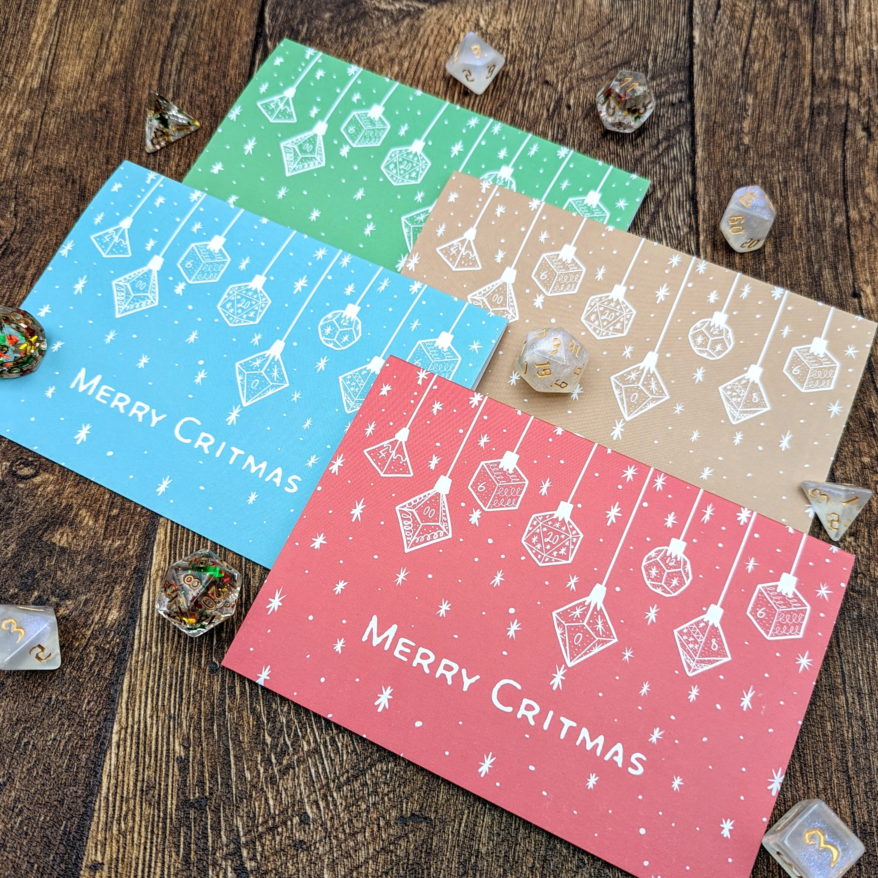 Christmas Cards - Mint & Mustard