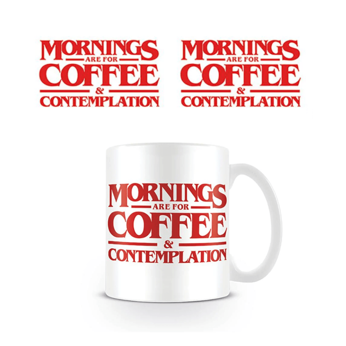 Coffee and Contemplation | Stranger Things Mug – Mint & Mustard