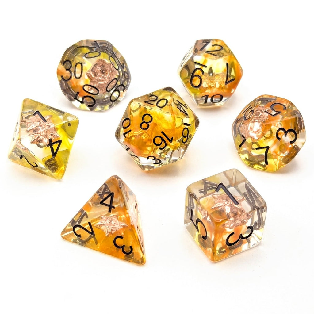 Dawnbringer | Dice Set - Mint & Mustard
