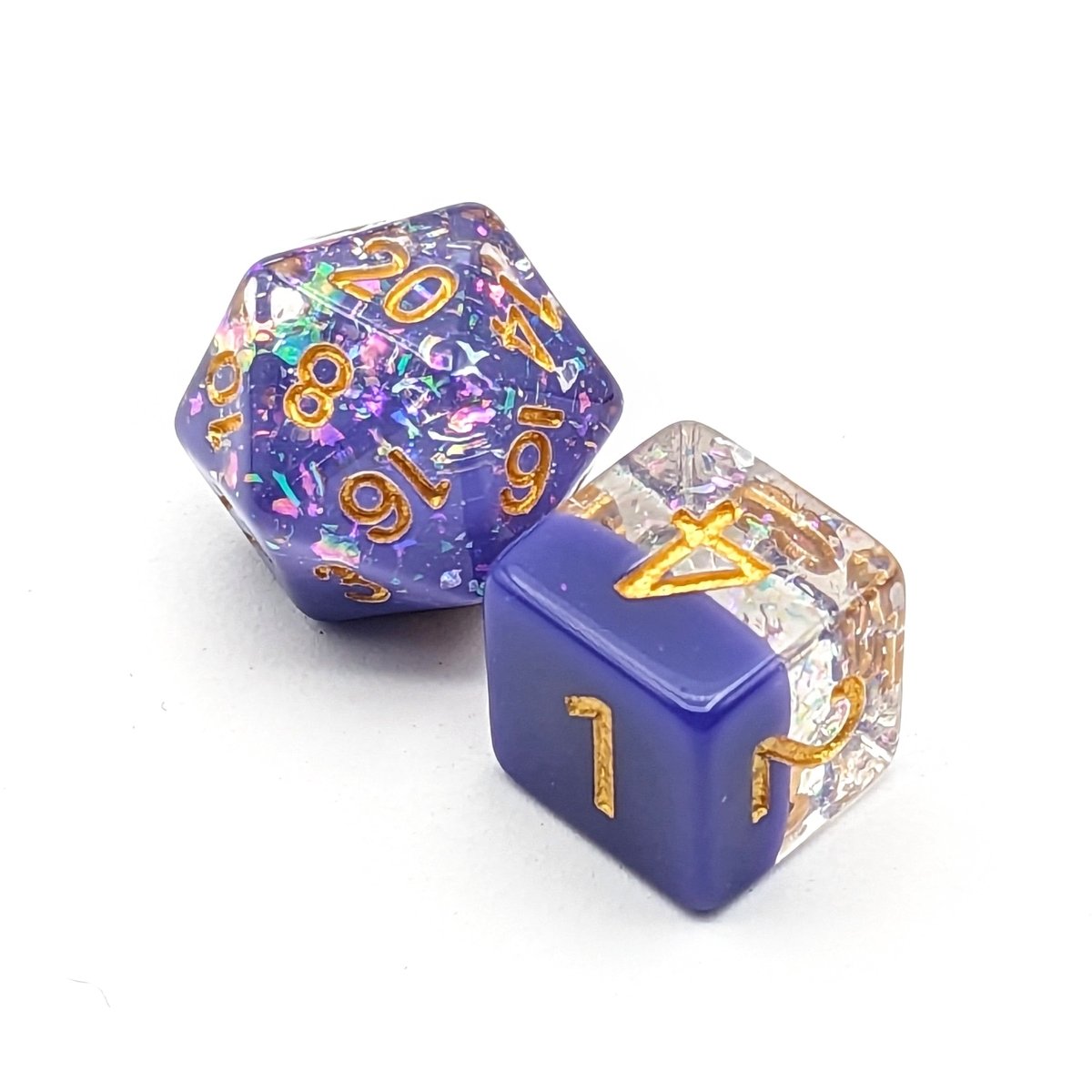 Retribution | Dice Set - Mint & Mustard