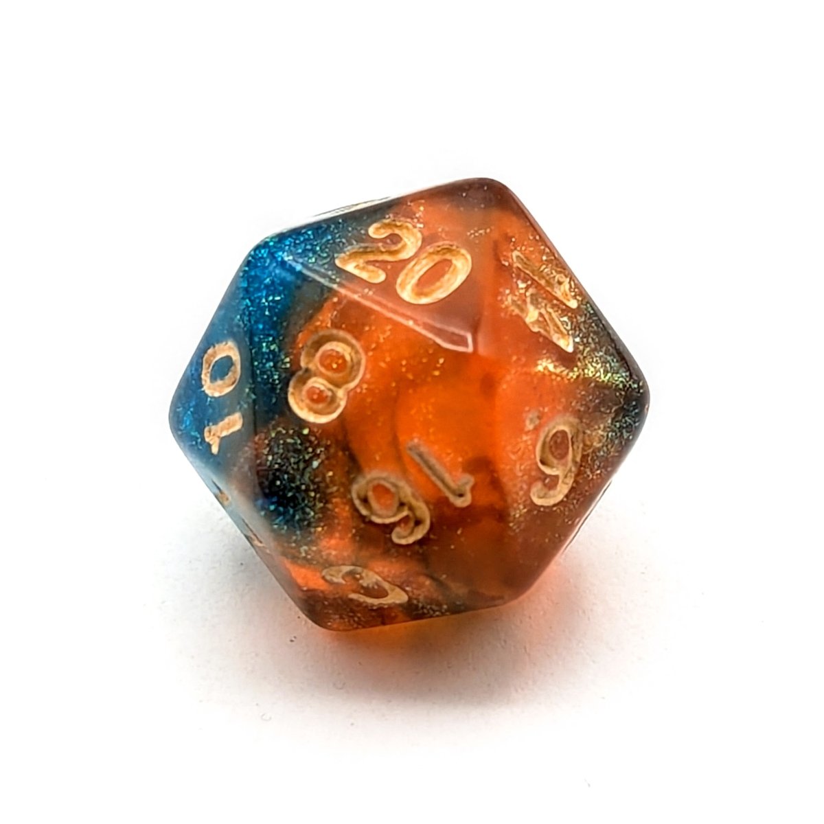 Sunken Treasure | Dice Set - Mint & Mustard