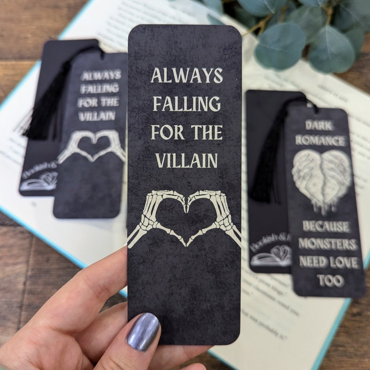 Villain Era Bookmarks - Mint & Mustard