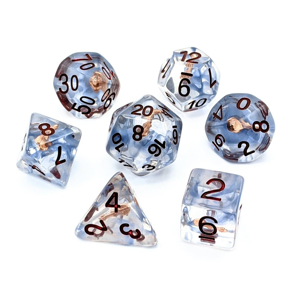 Class Bard | Dice Set - Mint & Mustard