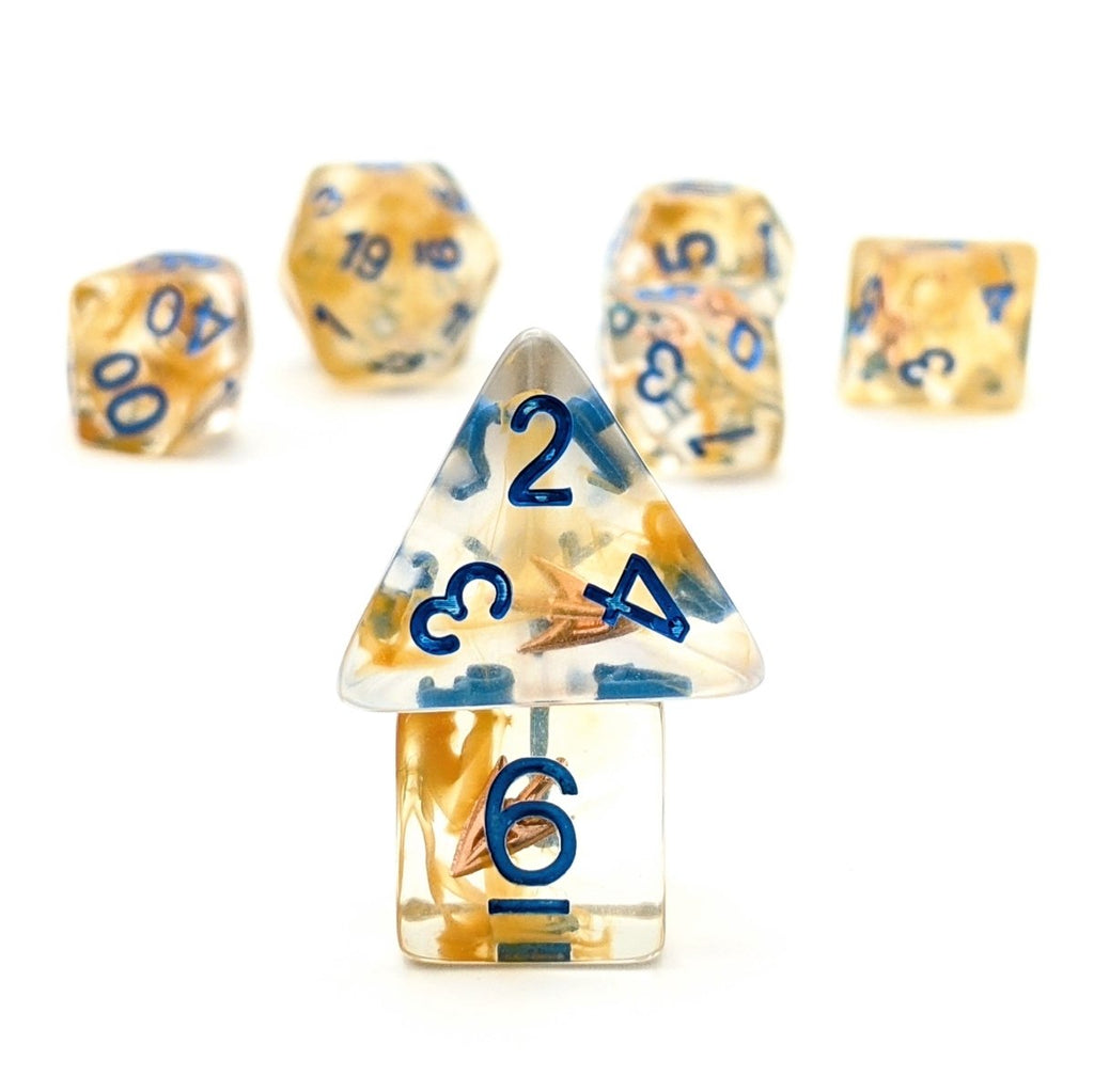 Class Ranger | Dice Set - Mint & Mustard