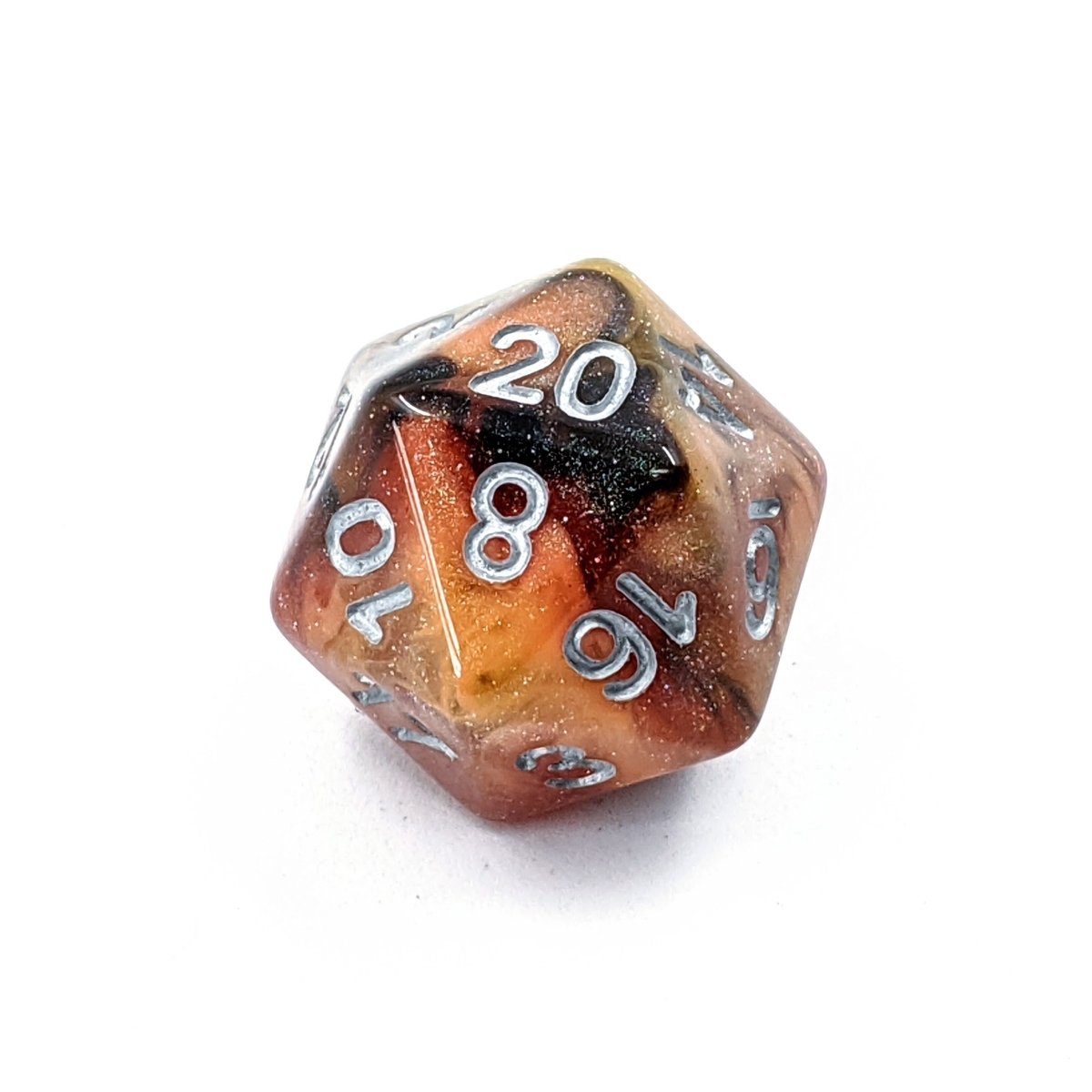 Fire Transmutation | Dice Set - Mint & Mustard