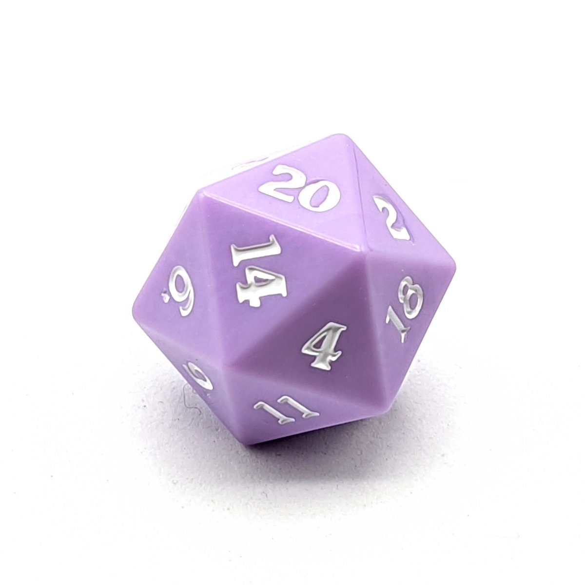 Lavender | Sharp Edged Dice Set - Mint & Mustard