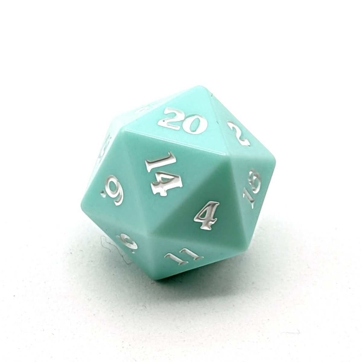 Pistachio | Sharp Edged Dice Set - Mint & Mustard