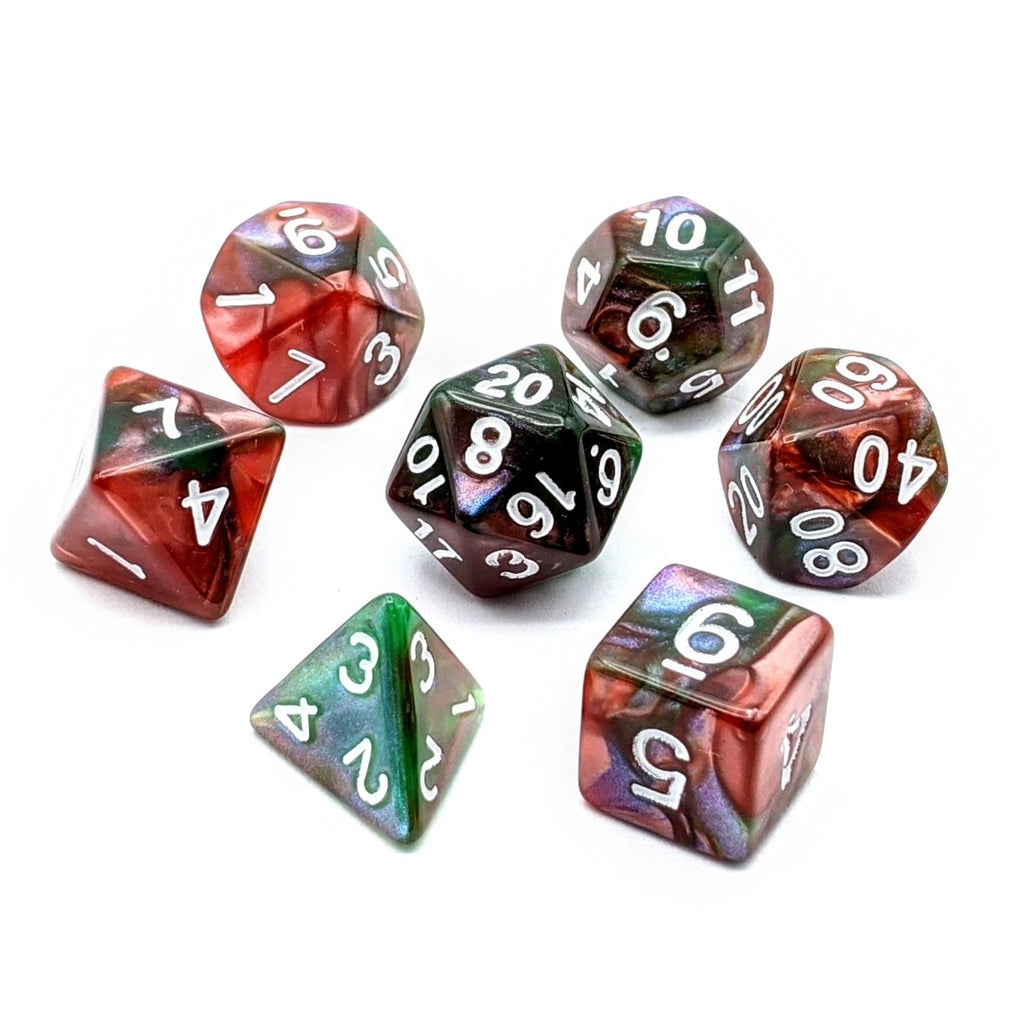 Polymorph | Dice Set - Mint & Mustard