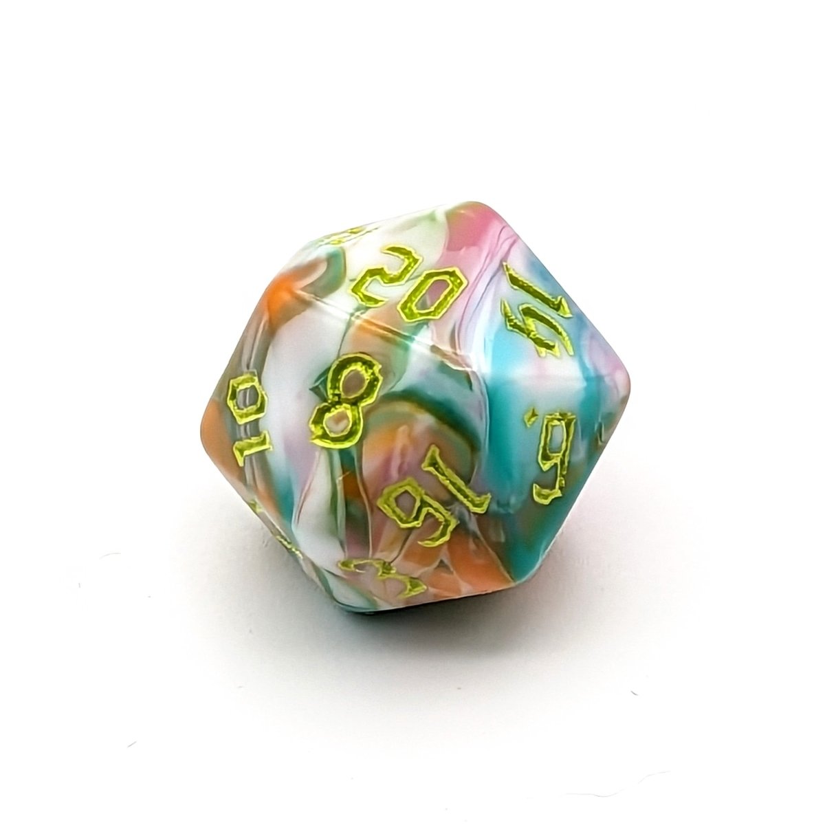 Wild Magic Wildfire | Dice Set - Mint & Mustard